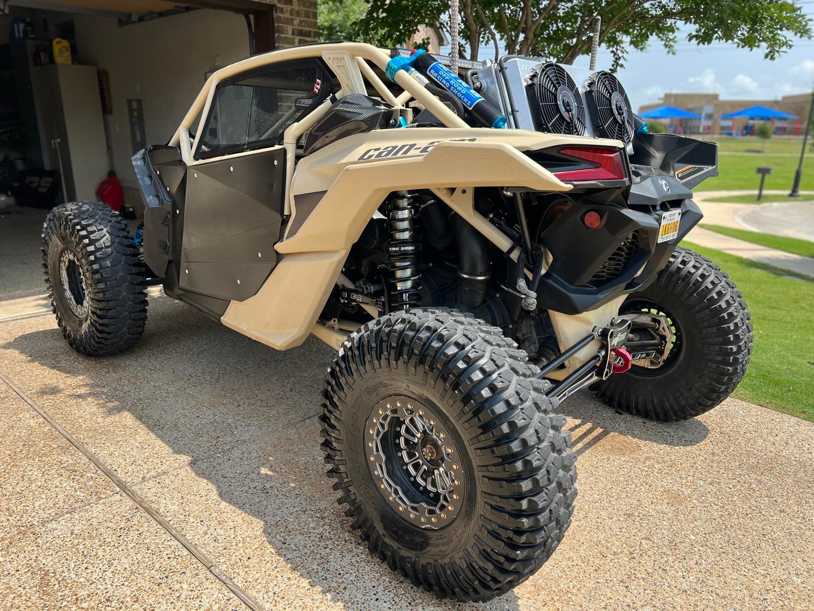 Can Am X3 Rear Mount Relocation Radiator Kit – UTVRaceShop.Com