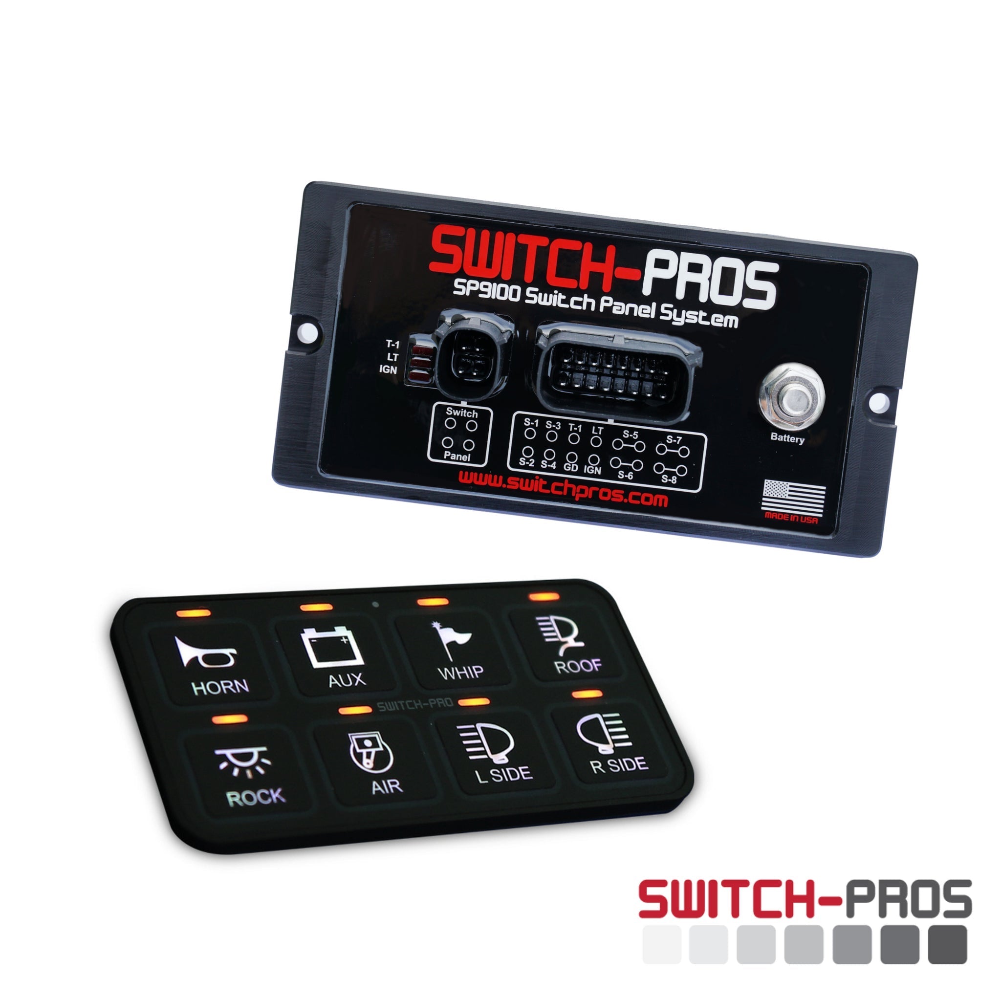 Switch Pros 8 Switch Programmable Switch Panel Power System ...
